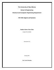 Understanding Signals And Systems ECE L Homework Guide Course Hero