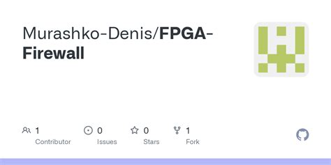Github Murashko Denisfpga Firewall