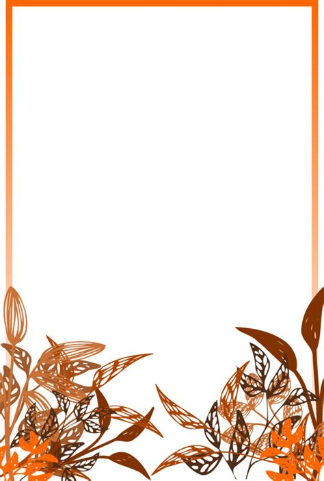 Floral Frame Floral Border 11766720 PNG
