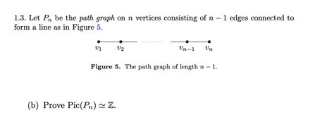 1 3 let pn be the path graph on n vertices