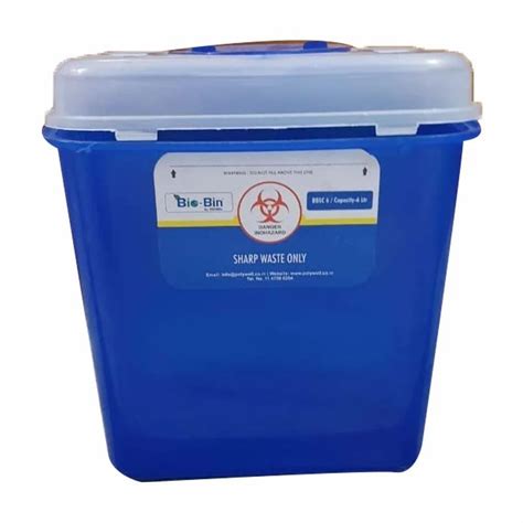 Plastic Puncture Proof Sharps Container At ₹ 225 Piece In Mathura Id 27144867797