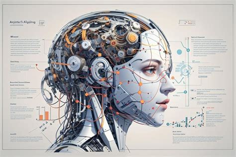premium photo data visualization complex information network