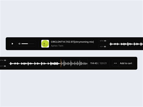 🧩 media player component exploration by ~ matt on dribbble