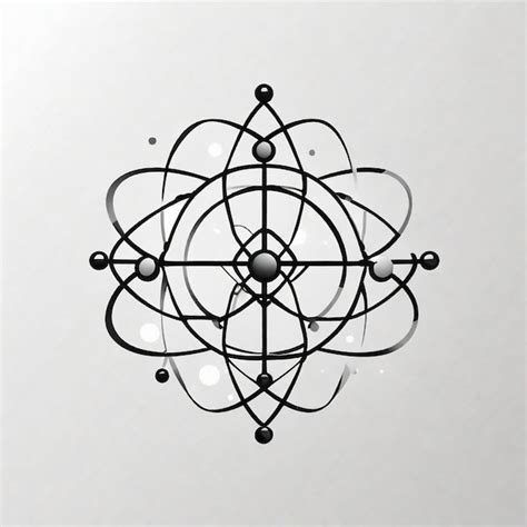 Premium Photo Abstract Atom Structure