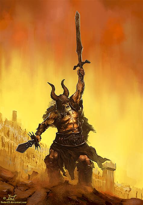 Diablo III Barbarian By Redan23 On DeviantArt