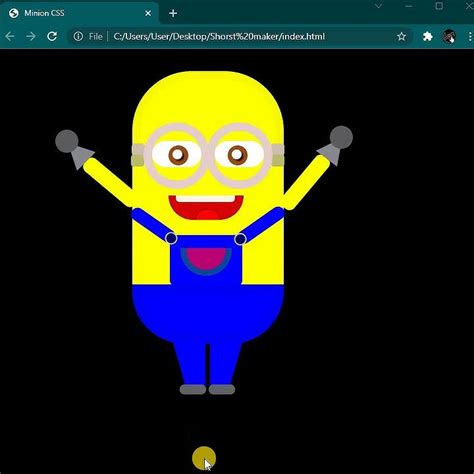 Minion Using Html And Css Youtube