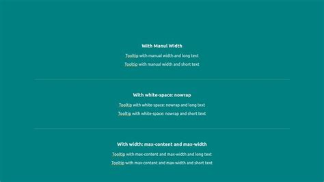 Css Tooltip
