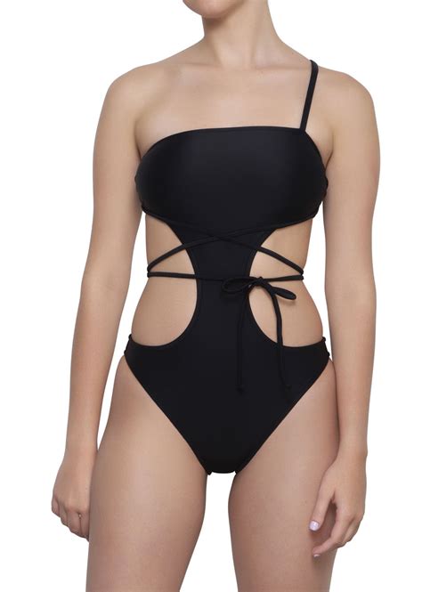 Traje De Bano Trikini Juvenil Unicolor Swim International