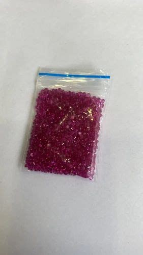 Red Round Synthetic Imitation Ruby Gemstone Size 2 Mm At ₹ 0 6 Piece In Jaipur
