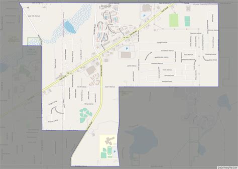 Map Of Comstock Northwest Cdp Thong Thai Real