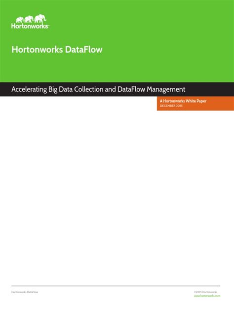 hortonworks dataflow white paper pdf internet of things big data