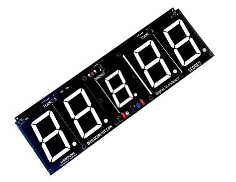 3 Inches Score5 Digital Scoreboard With 3″ And 23″ Displays Diy