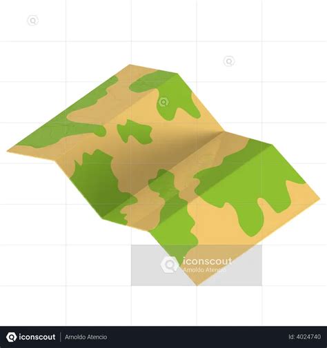 Scroll Map 3d Illustration Download In Png Obj Or Blend Format