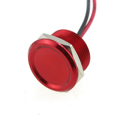 Waterproof Piezo Switch Flat Head Aluminum Momentary Piezo Switch China Waterproof Piezo Switch