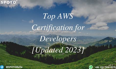 Top Aws Certification For Developers [updated 2025]