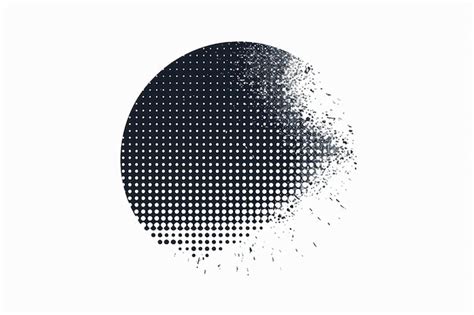 Abstract Halftone Circle Dissolving Premium Ai Generated Image Abstract Halftone Circle Dissolving Premium Ai Generated Image