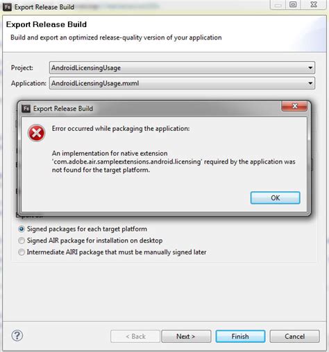 licensing adobe air applications on android stack overflow