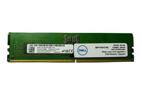 Memoria Ram 16gb Ddr5 Snp1v1n1c Dell T5860 T7875 T7960 Ventas Dell