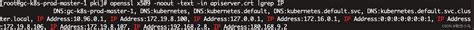 解决k8s集群 unable to connect to the server x509 certificate is valid for