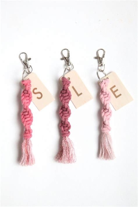 A Step By Step DIY Macrame Keychain Tutorial The Pretty Life Girls