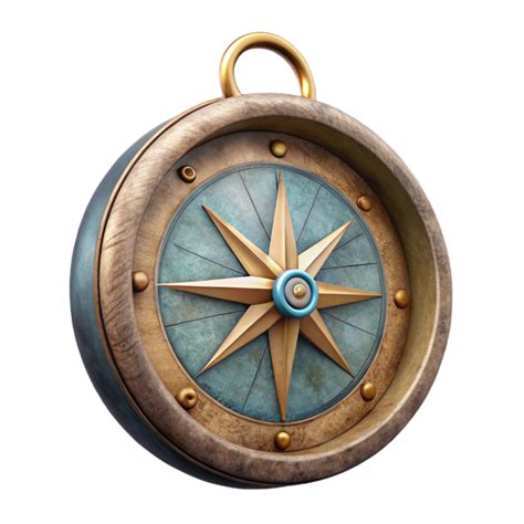 Serene Vintage Hand Drawn Compass Illustration Cutout Original 57154581 Png