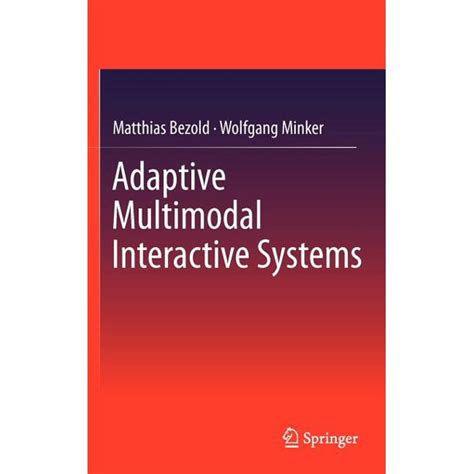 adaptive multimodal interactive systems hardcover