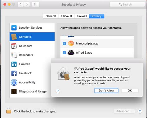 macos accessibility settings asking everytime ask different
