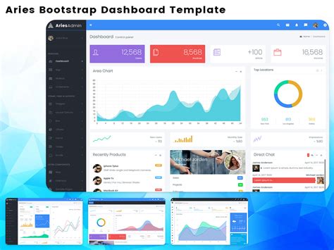 aries responsive admin dashboard templates with dashboard ui kit