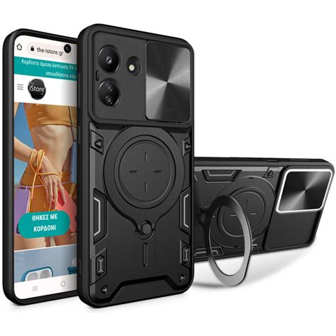 Shockproof Ringstand Slide Camera Black Xiaomi Redmi C G The Istore Gr