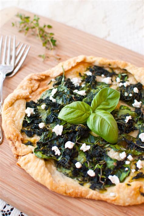 Spinach And Goat Cheese Galette