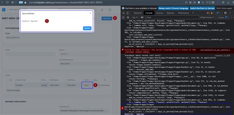 Key Error Special In Maintenance Schedule · Issue 29343 · Frappeerpnext · Github