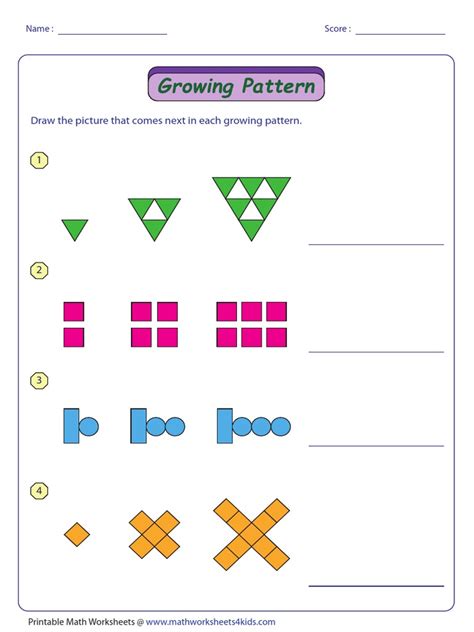 Growing Pattern Geometric Pdf