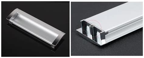 Kitchen Embedded Drawer Pulls Aluminum Handle Recessed Cabinet Pull