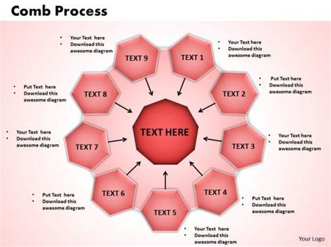 PowerPoint Themes Comb Process Success Ppt Slides