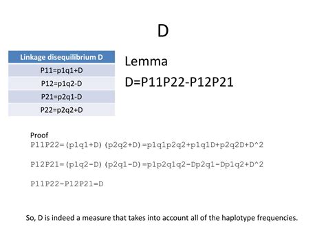 Ppt Linkage Disequilibrium Powerpoint Presentation Free Download
