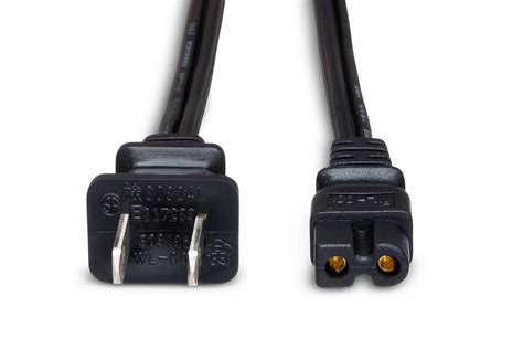 Iec C7 Polarized To Nema 1 15p Power Cord Hosa Cables