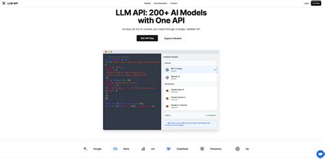 Llm Api Access All The Ai Models You Need Through A Single Reliable Api