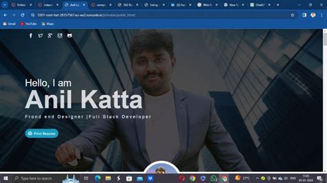 Katta Anil On Linkedin Resume Resumetips Portfolio Templates