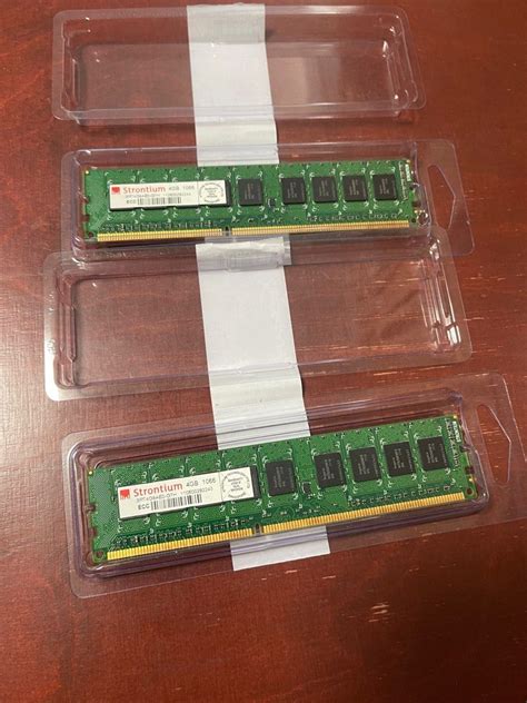 Strontium Ecc Ram Ddr3 1066 4gb X3 1gb X1 Computers And Tech Parts