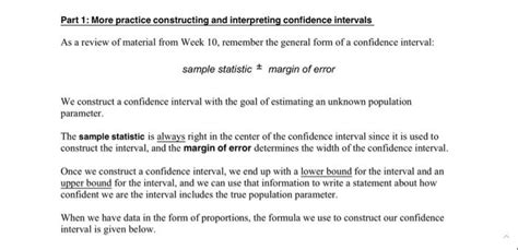 Solved Part 1 More Practice Constructing And Interpreting