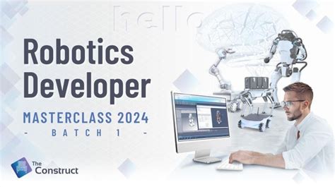 The Construct On Linkedin Roboticsmasterclass Roboticsdevelopment Teched Robotprogramming