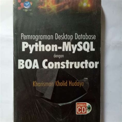 Promo Original Pemrograman Dekstop Database Phython Mysql Bonus Cd
