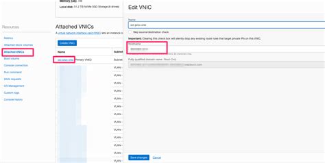update esxi hostname in oci dns for oracle cloud vmware solution