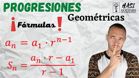 Progresiones Geometricas Con Formulas Youtube