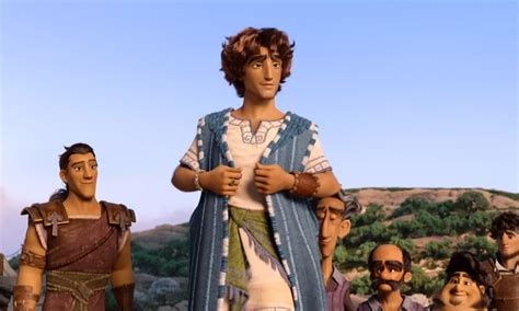 Der Animationsfilm „david Stellt Sich Der Herausforderung Mit Einem