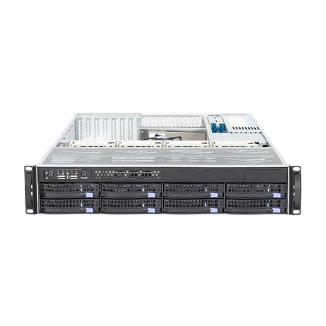 8 Drawer Storage Server Chassis 2u Rackmount Hotswap Server Case For E