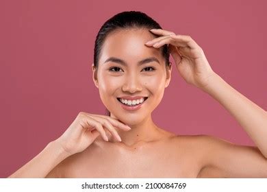 Beautiful Asian Topless Model Images Stock Photos Vectors Shutterstock