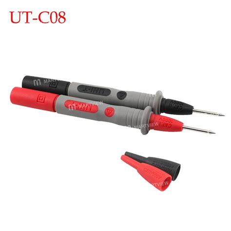 Uni T Ut C08 Ut C09 Fully Insulated Universal Multimeter Testing Lead Extension Probe Martview