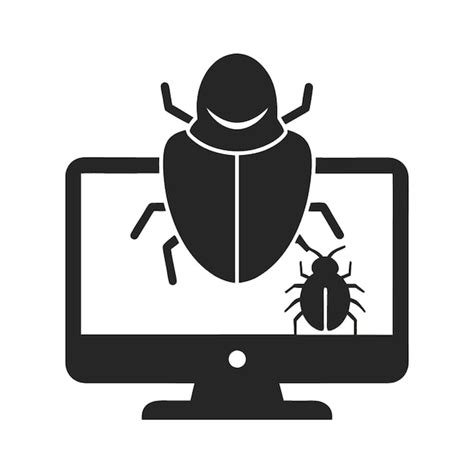 technology concept flat vector style illustration featuring debugging
