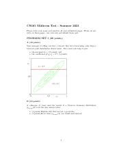 Midterm Pdf CS301 Midterm Test Summer 2021 Please Write Your Name And Email In All Your